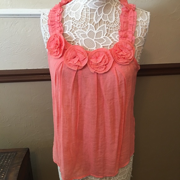 mine | Tops | Nwt Pink Rose Tank Top 64 | Poshmark